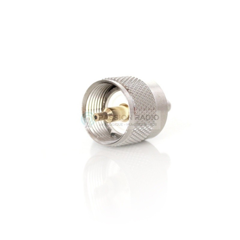 PL courte PL259 (UHF male) pour câble RG-58 - à sertir