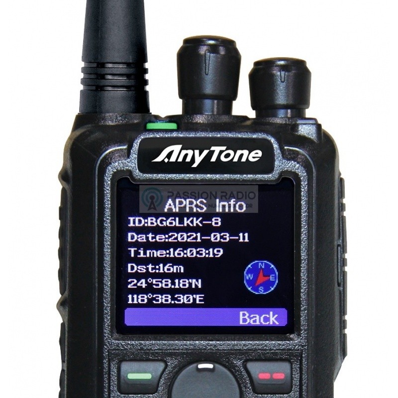 Anytone AT-D878UVII V2 PLUS APRS GPS Bluetooth