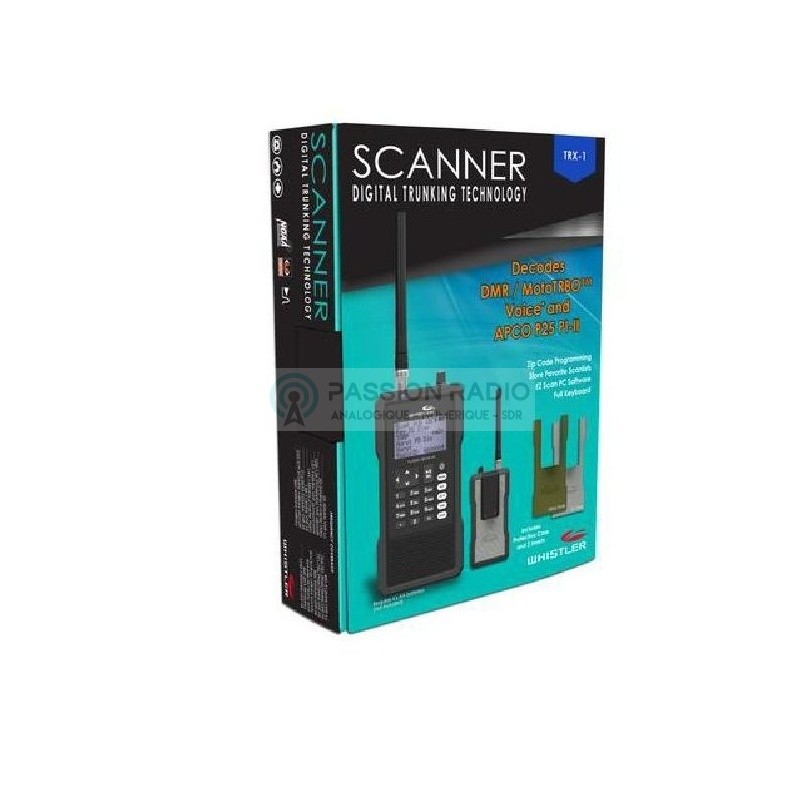 Whistler TRX-1 : Scanner récepteur portable numérique AM FM P25 DMR