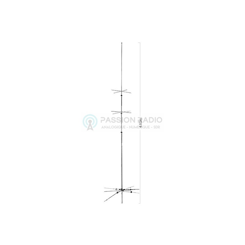 Diamond CP-6S R : Antenne verticale HF 6 bandes CP6SR 3.5/7/14/21/28 et ...