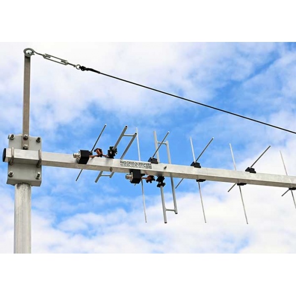 432 MHz Antenne croisée Yagi EME 15.1dBi 12 + 12 éléments 70cmCROSS24DXR (AA)