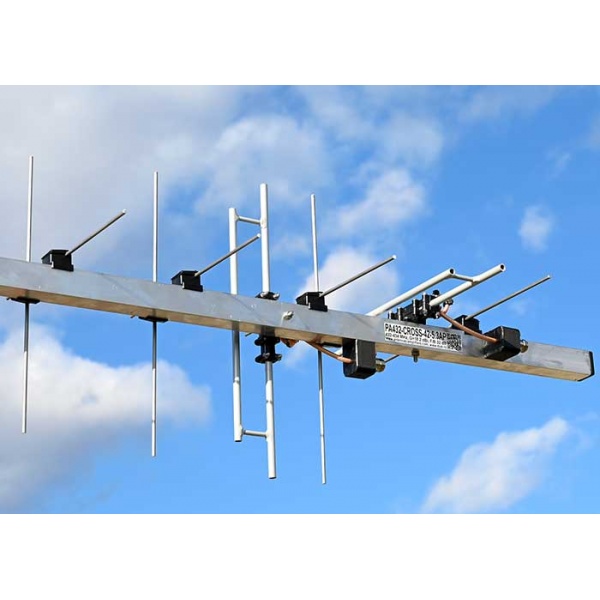 432 MHz CROSS 42 éléments 18.2dBi Antenne Yagi pour EME & DX 70cmCROSS42DX (AA)