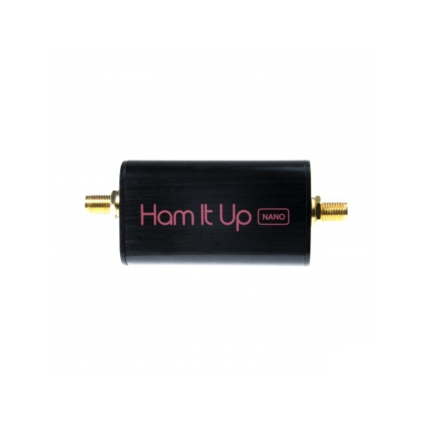 Upconverter HF Ham It Up Nano 100kHz-65MHz avec boîtier TCXO alimentation Bias-Tee