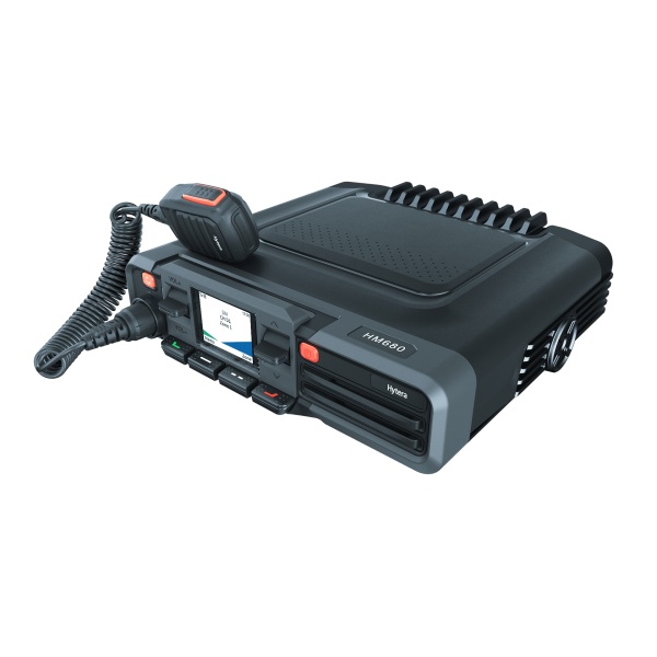 Hytera HM685 Mobile DMR & FM avec écran VHF ou UHF GPS & BT en option